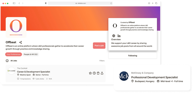 Offbeat Learning & Development Platform